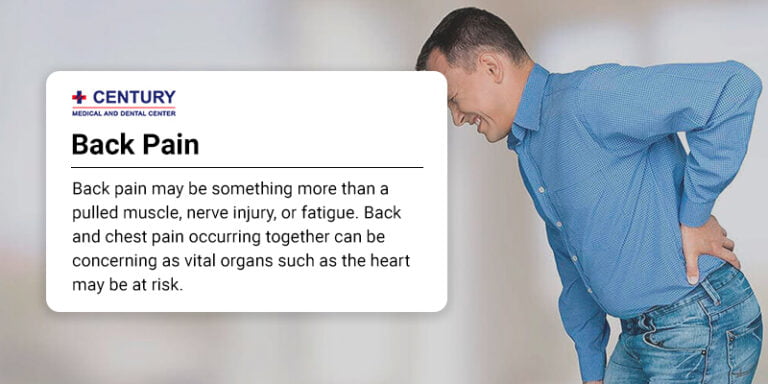 Back Pain: Could it be Your Heart? - Century Medical & Dental Center